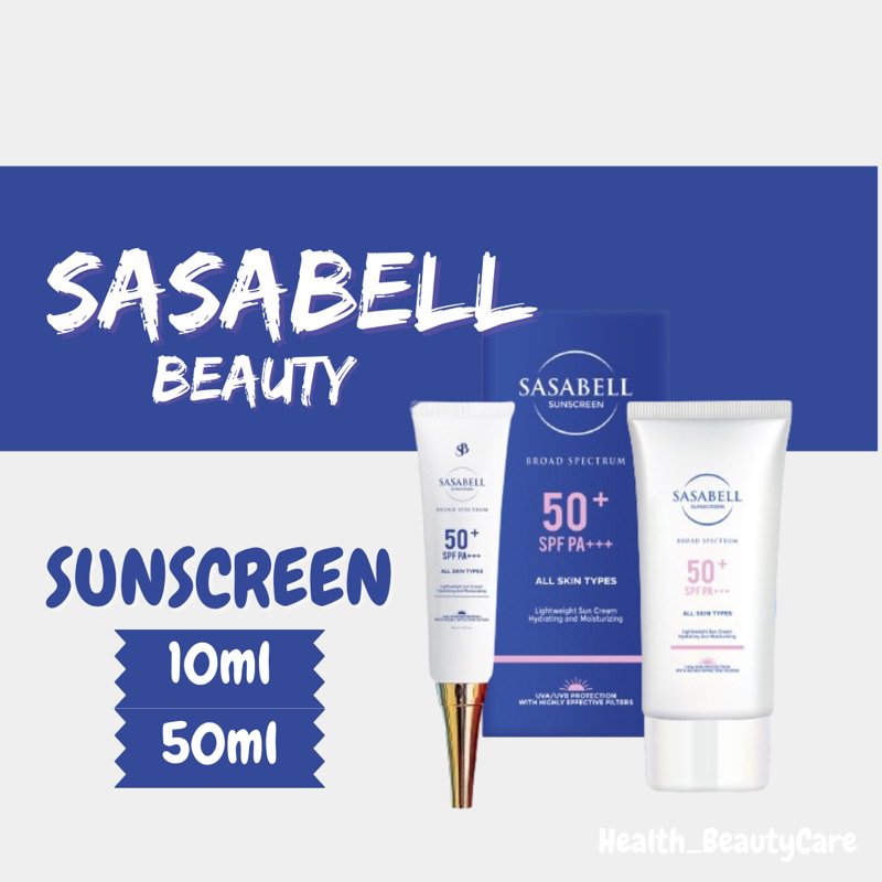 SASABELL LUCKY DRAW 2024 SUNSCREEN SPF 50 PA +++ 50ML & 10ML ALL SKIN ...