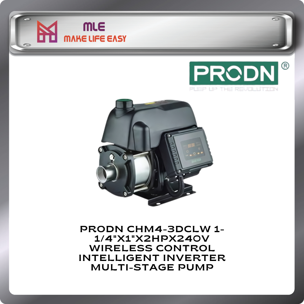 PRODN CHM4-3DCLW 1-1/4"x1"x2HPx240V WIRELESS CONTROL INTELLIGENT ...