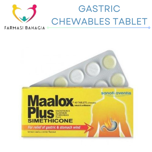 [ Exp 1/2027 ] MAALOX PLUS TAB 4X10'S (UBAT ANGIN) | Shopee Malaysia