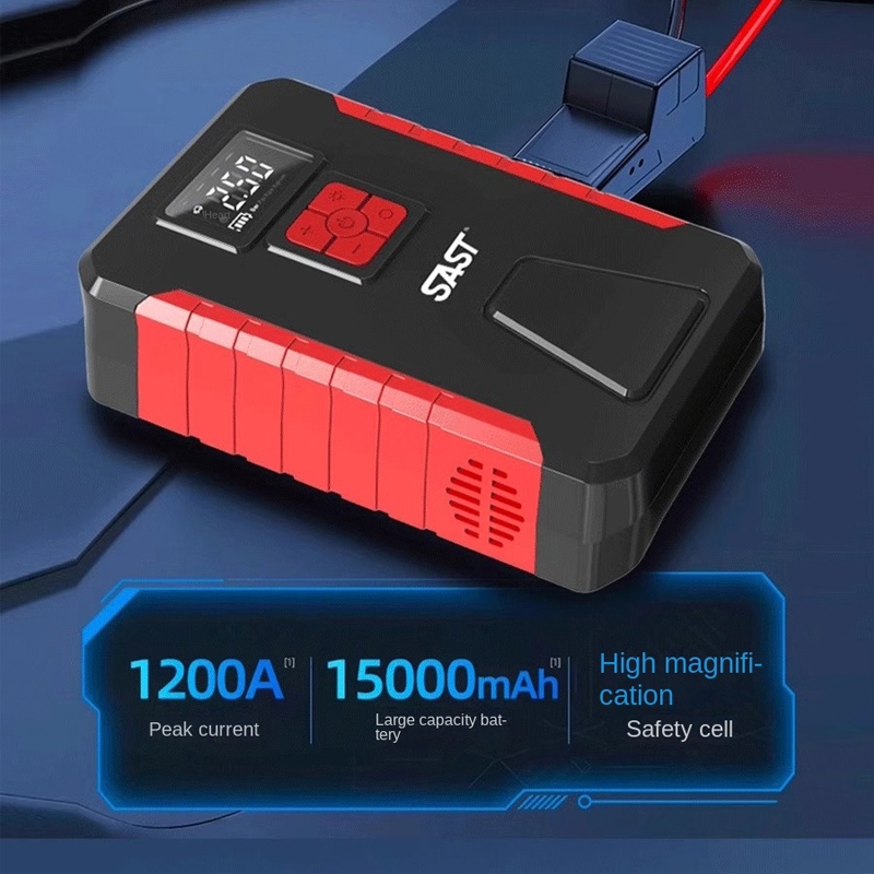 Car Jump Starter 16800Mah Air Compressor 150Psi Portable Car Start ...