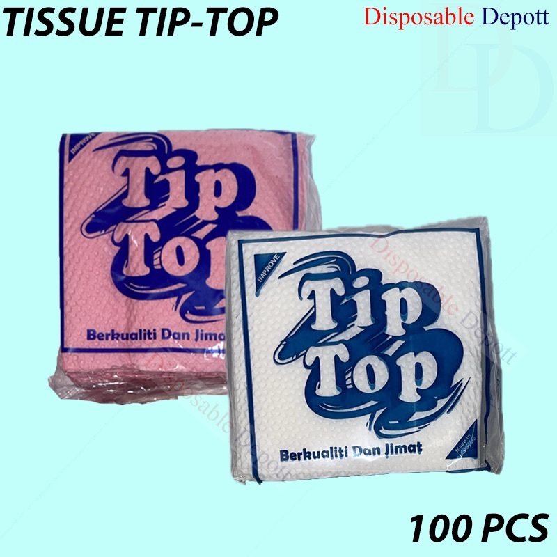 Serviette tissue Tip Top/napkin tissue paper/tisu lipat/tisu makan tisu ...