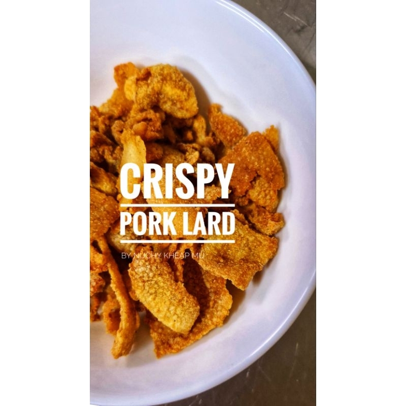 NEW‼️Thai Crispy Pork Lard‼️หมูกระจก/酥脆猪油渣/100g++/NON halal product ...