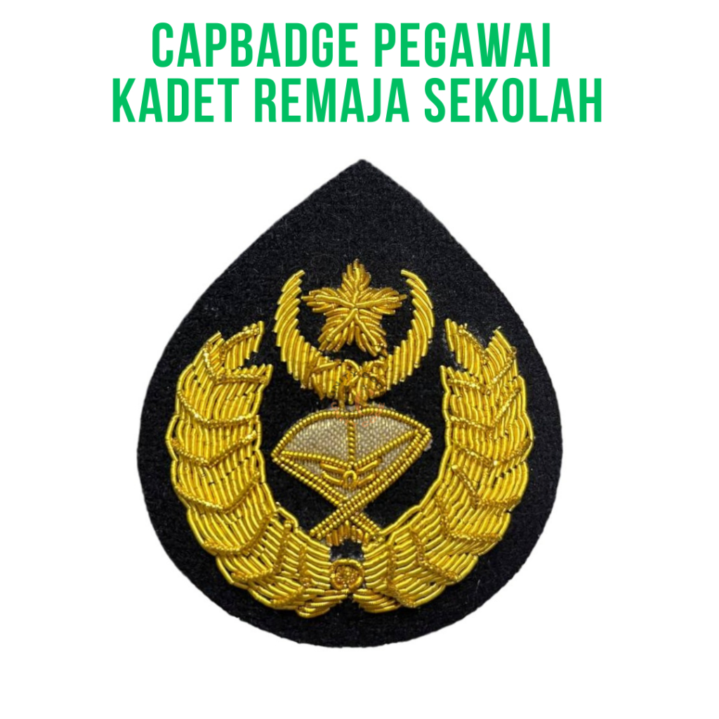 [UNITYCORE] CAPBADGE LENCANA TOPI PEGAWAI TEBAL KADET REMAJA SEKOLAH ...