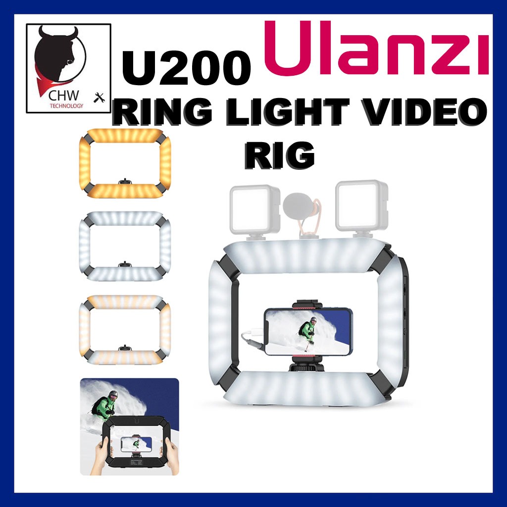 ULANZI U200 RING LIGHT VIDEO RIG | Shopee Malaysia