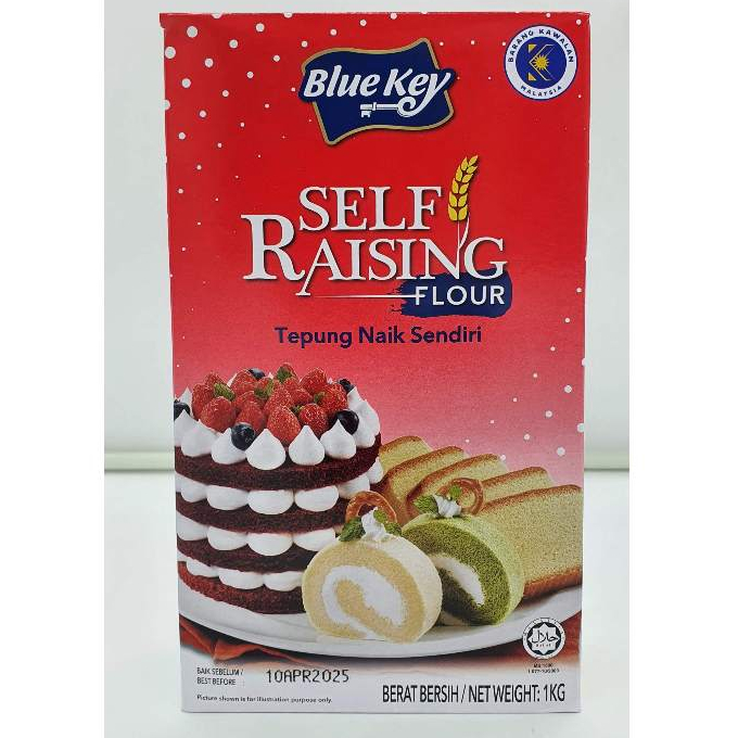 (BLUE KEY) SELF RAISING FLOUR 1KG | Shopee Malaysia