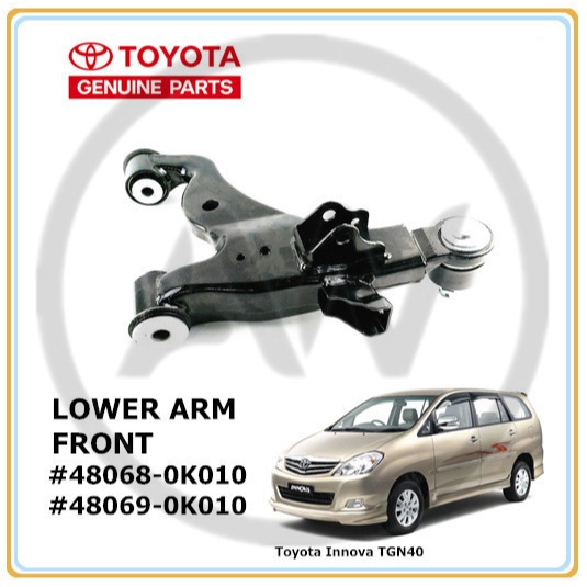 Original Toyota Innova TGN40 2004-2015 Front Lower Control Suspension ...
