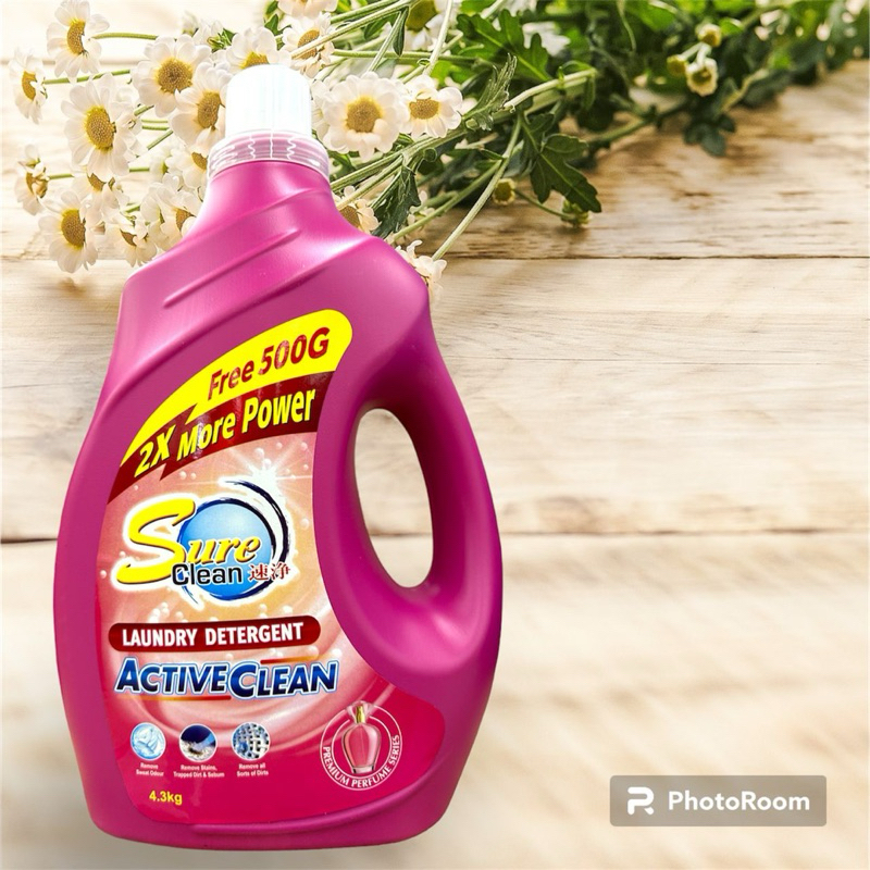 NEW_DETERGENT LIQUID( ACTIVE CLEAN)_4.3Kg | Shopee Malaysia
