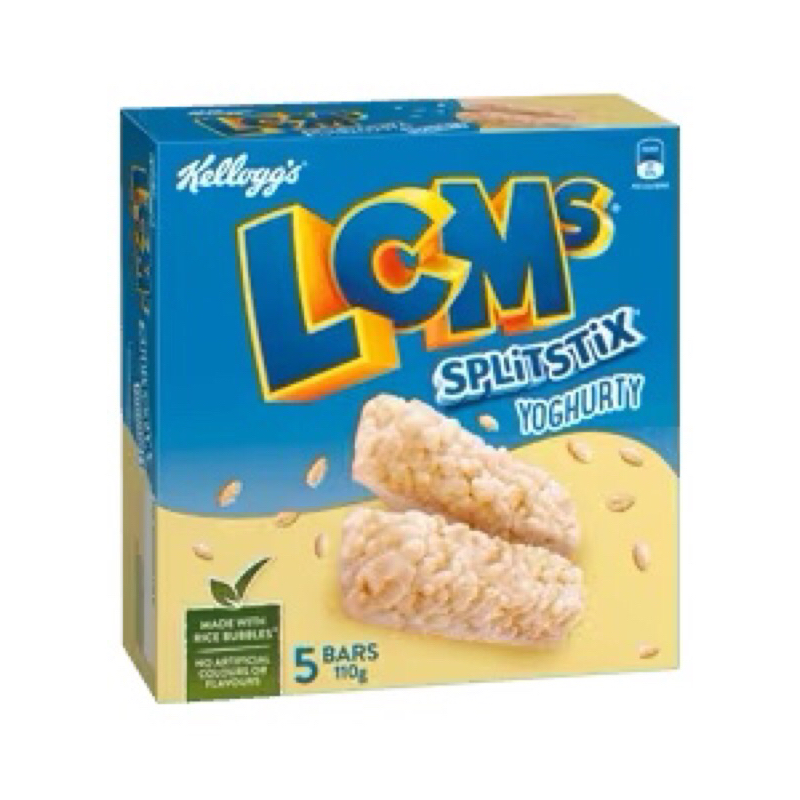 Kellogg's LCM's Split stix yogurty cereal snack bar 110gram | Shopee ...