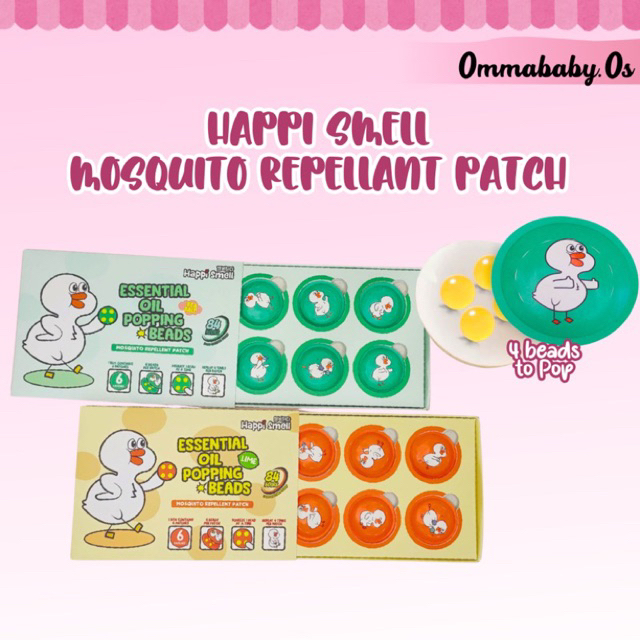 (Readystock) Happi Smell Mosquito Repellent Patch Premium Mosquito ...
