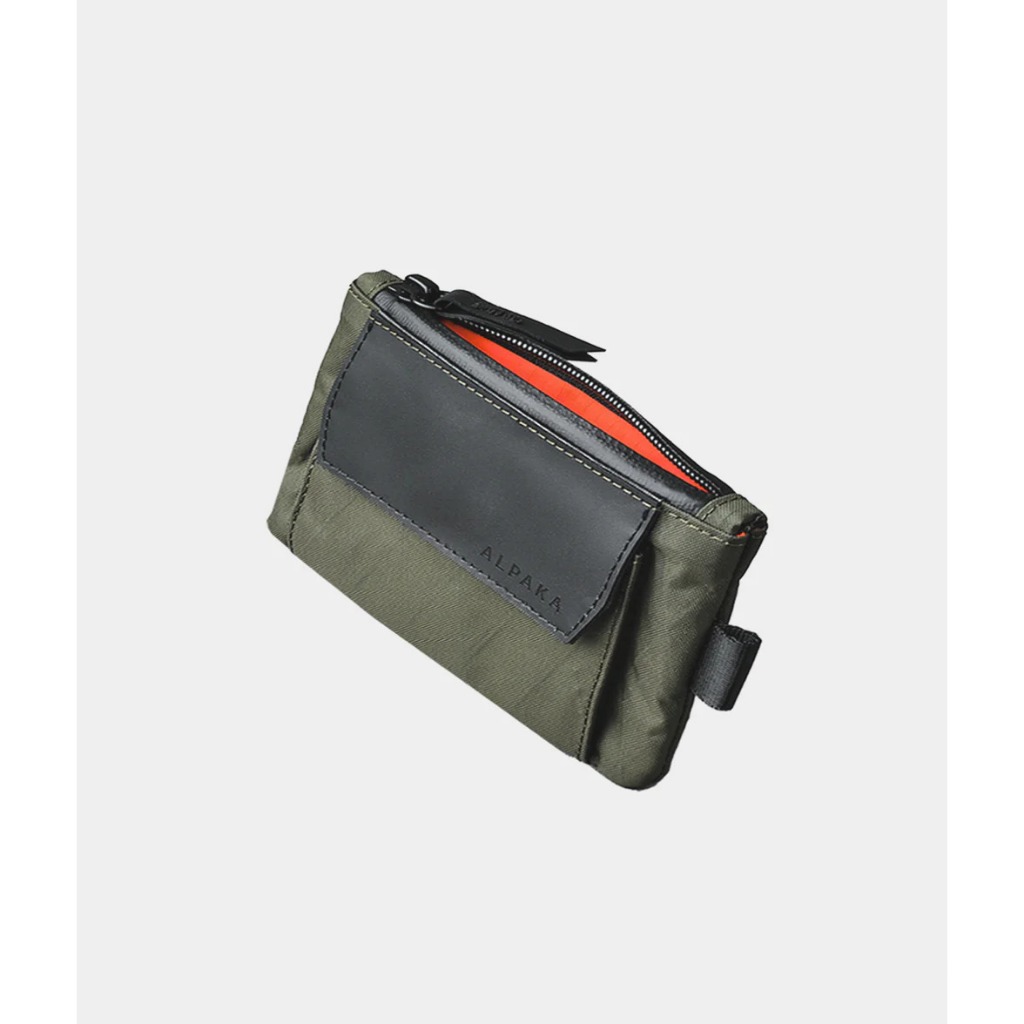 ALPAKA Zip Pouch Coin Magnetic coin organizer EDC X-Pac® VX21Dark Green ...