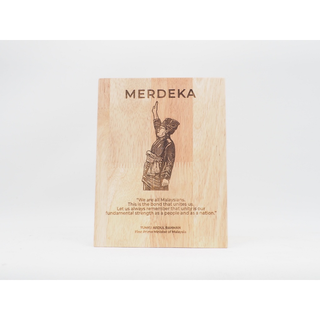 Mini Wooden Wall Art Merdeka Hiasan Dinding Kayu (made in Malaysia ...