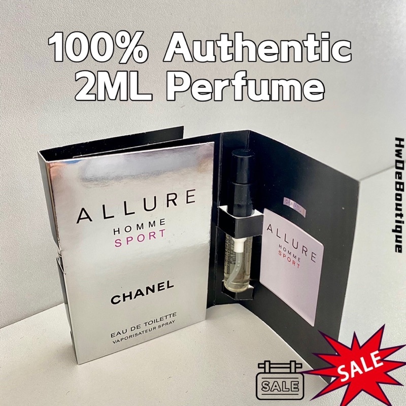 ORIGINAL 2ML PERFUME CH*NEL ALLURE HOMME SPORT. | Shopee Malaysia