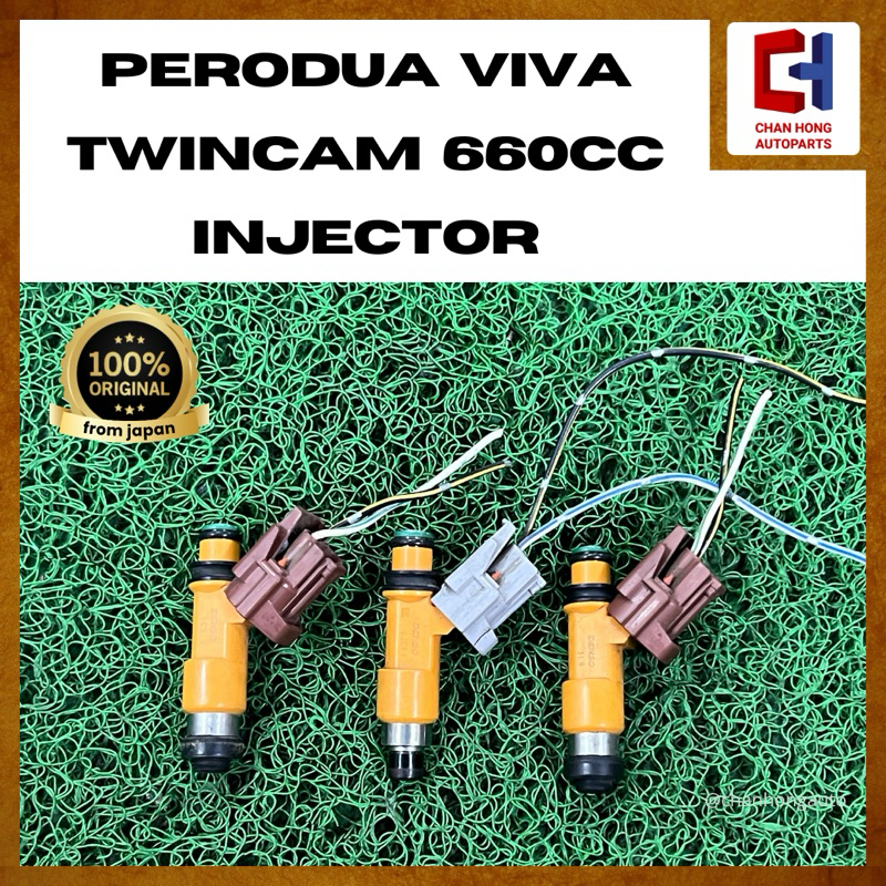Perodua Viva Twincam 660cc Injector [12 Holes][Original from Japan 🇯🇵 ...