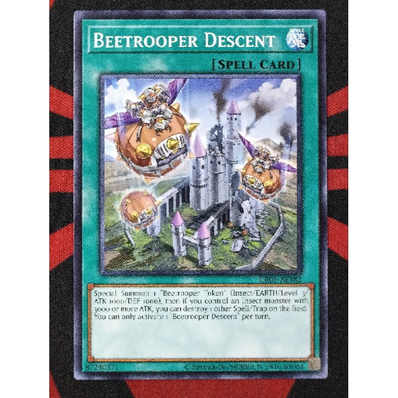 YUGIOH KONAMI CR05-AE182 Beetrooper Descent (Common) | Shopee Malaysia