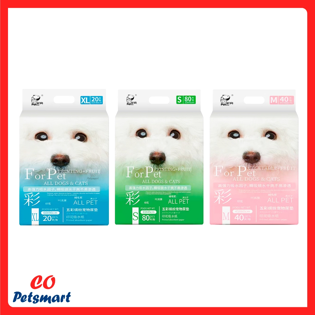 PET SHINY Cat & Dog Wee Wee Pad / Toilet Train Pad / Pet Urine Pad ...