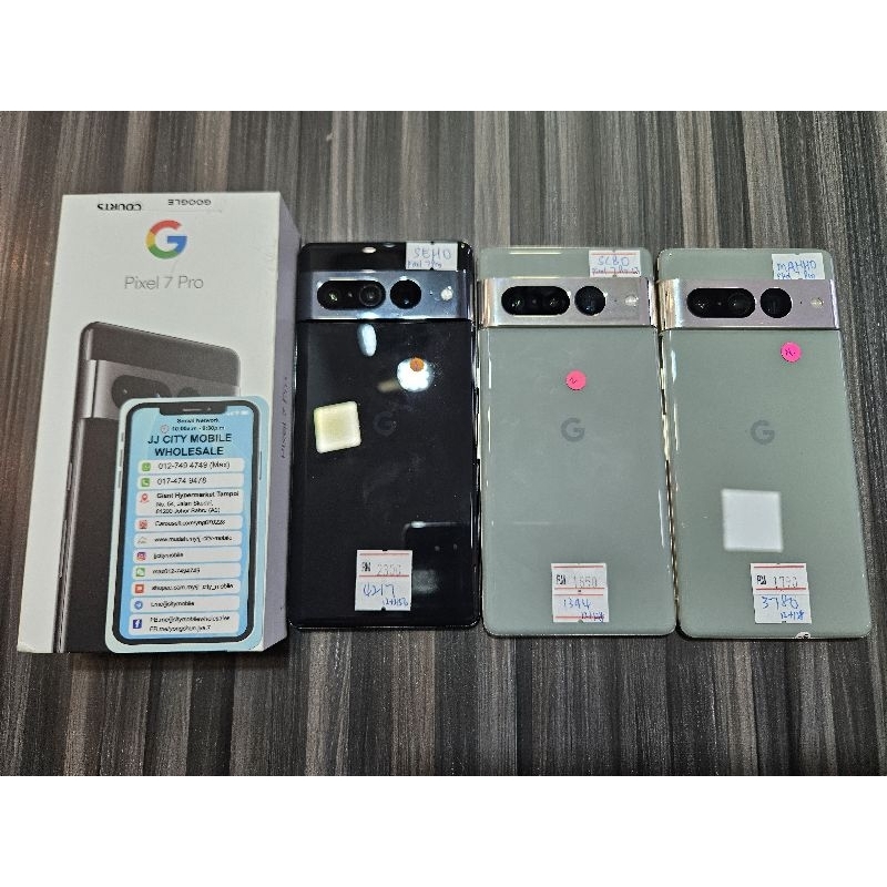 Google Pixel 7 Pro 5G 12GB Ram 128GB / 256GB / 512GB - Fullset | Shopee ...