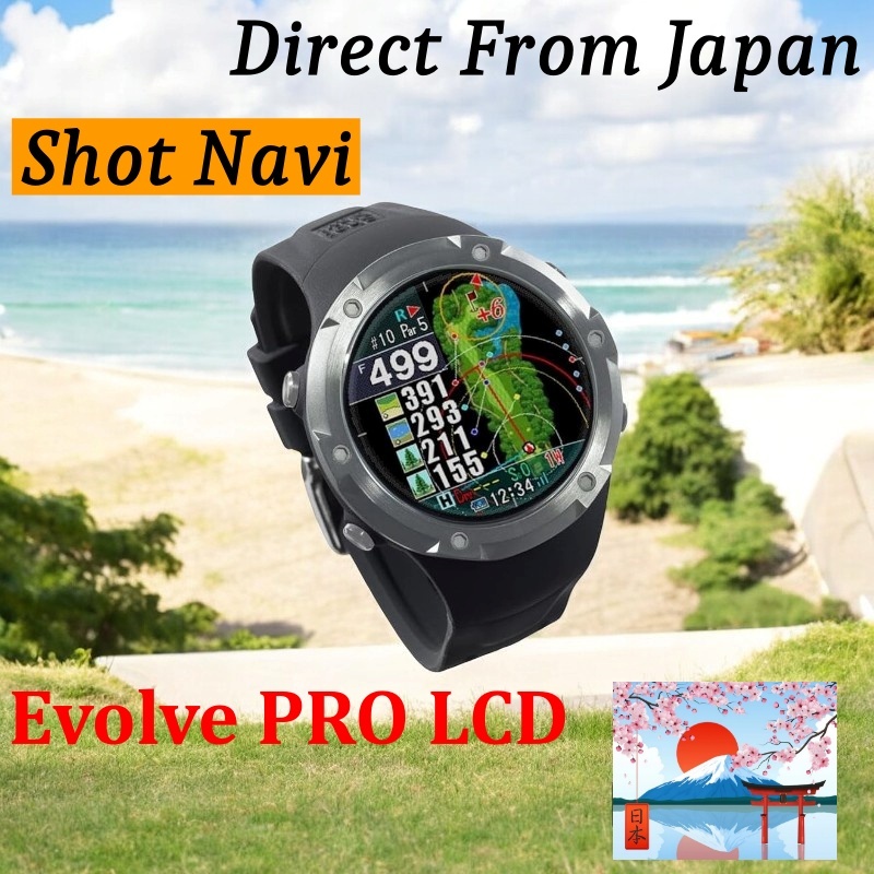 ShotNavi Evolve PRO LCD Latest GPS Chip "M10" GPS Golf Navi Golf ...