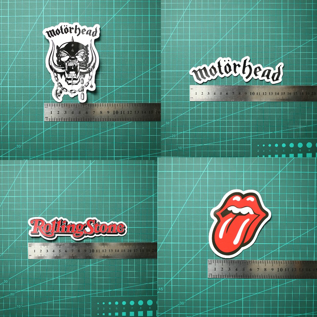 Sticker ( Motorhead, Rolling Stone ) | Shopee Malaysia