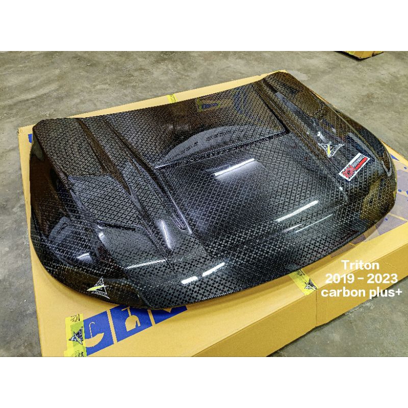 Akana carbon fiber bonet Carbon Plus+ Mitsubishi triton 2019 - 2024 Quest premium Phantom ...