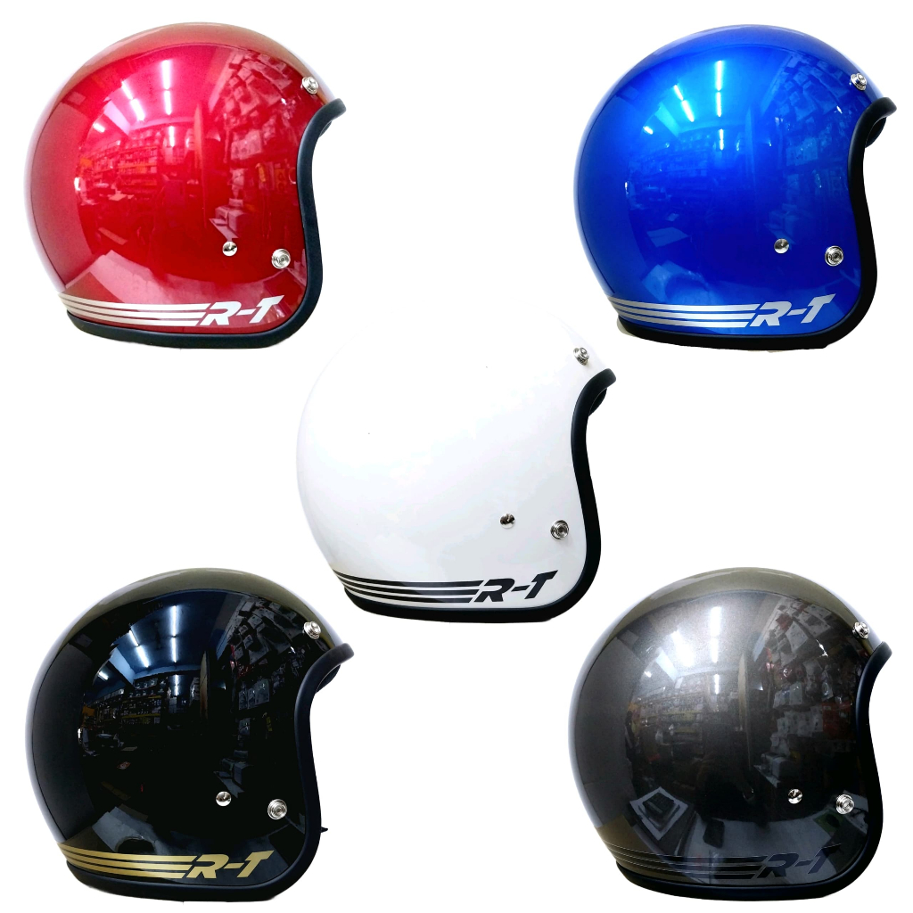 HELMET BOB RT-3 BUTTON SIRIM CERTIFIED (FREE BELL CAP) LIMITED 100% ...