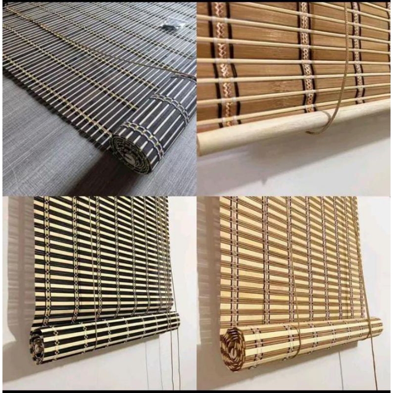 SURESAVEE Bamboo Blinds Langsir Buluh Bamboo Curtain outdoor Buluh ...
