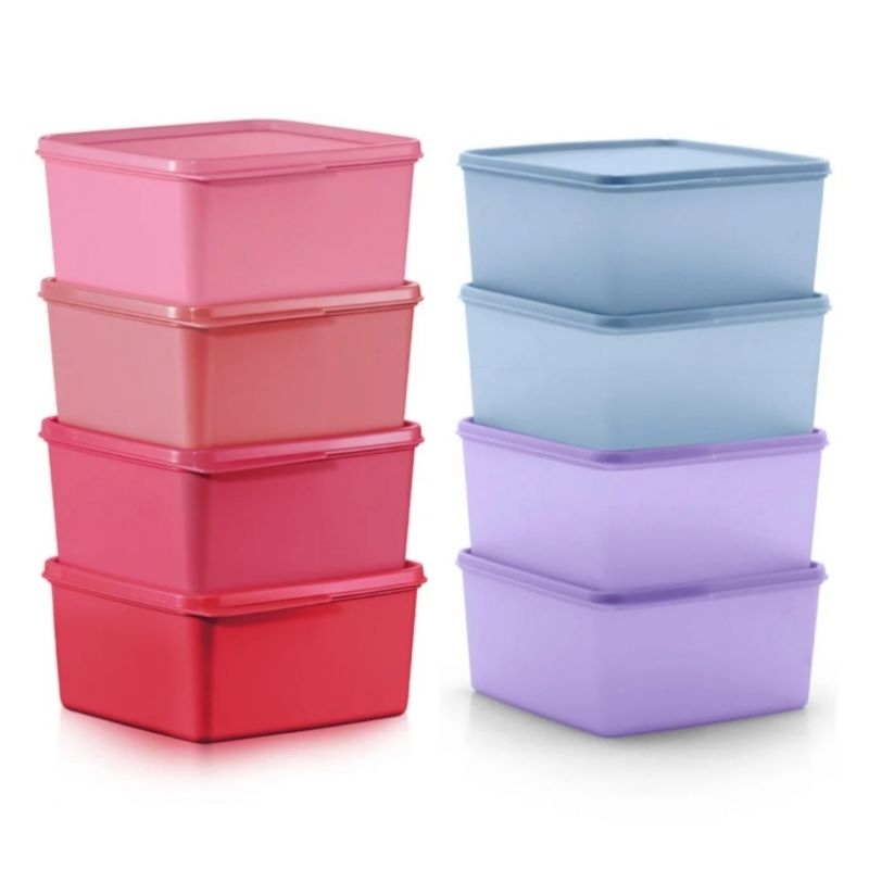 Large cozy nest 2.5L / snack n stack 1.2L tupperware | Shopee Malaysia