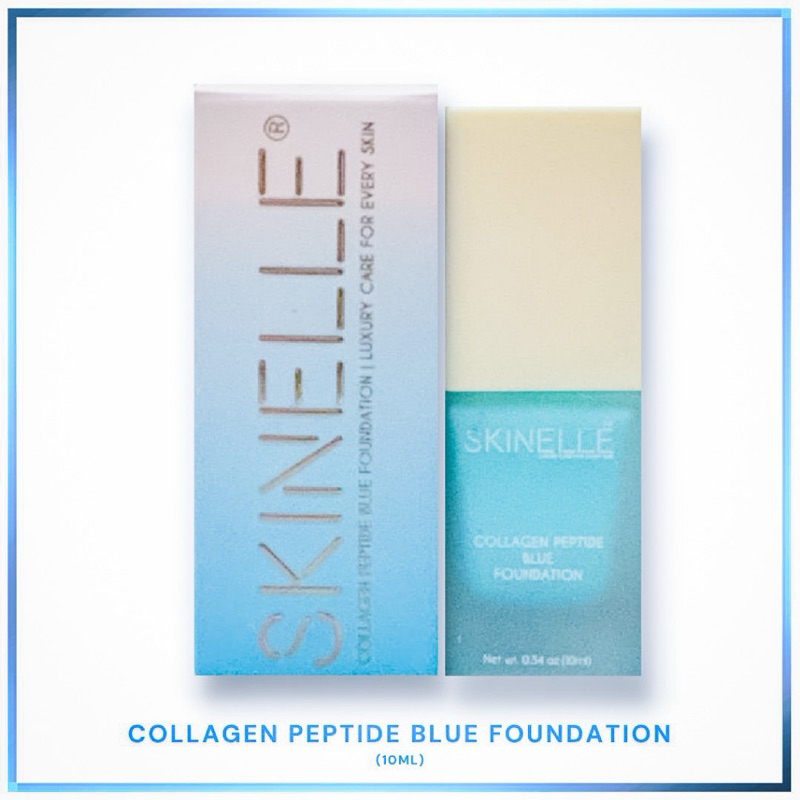 BLUE & PINK FOUNDATION SKINELLE (10 ML ) | Shopee Malaysia