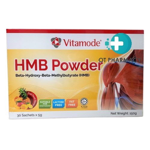 Vitamode HMB Powder 5g x 30's 150g (EXP:13/5/2026) | Shopee Malaysia