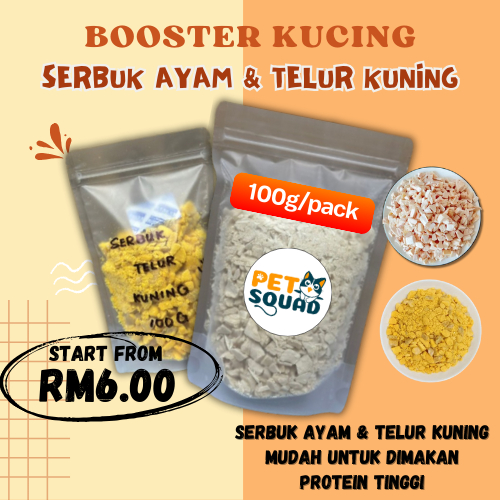 Booster Gemuk Kucing Booster Gemok Freeze Dried Pet Food Minced Chicken ...