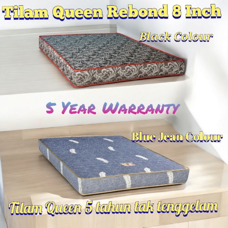 🔥Queen Mattress Rebond Foam 8 Inch / Tilam Kelamin 8 Inci / Tilam Queen ...