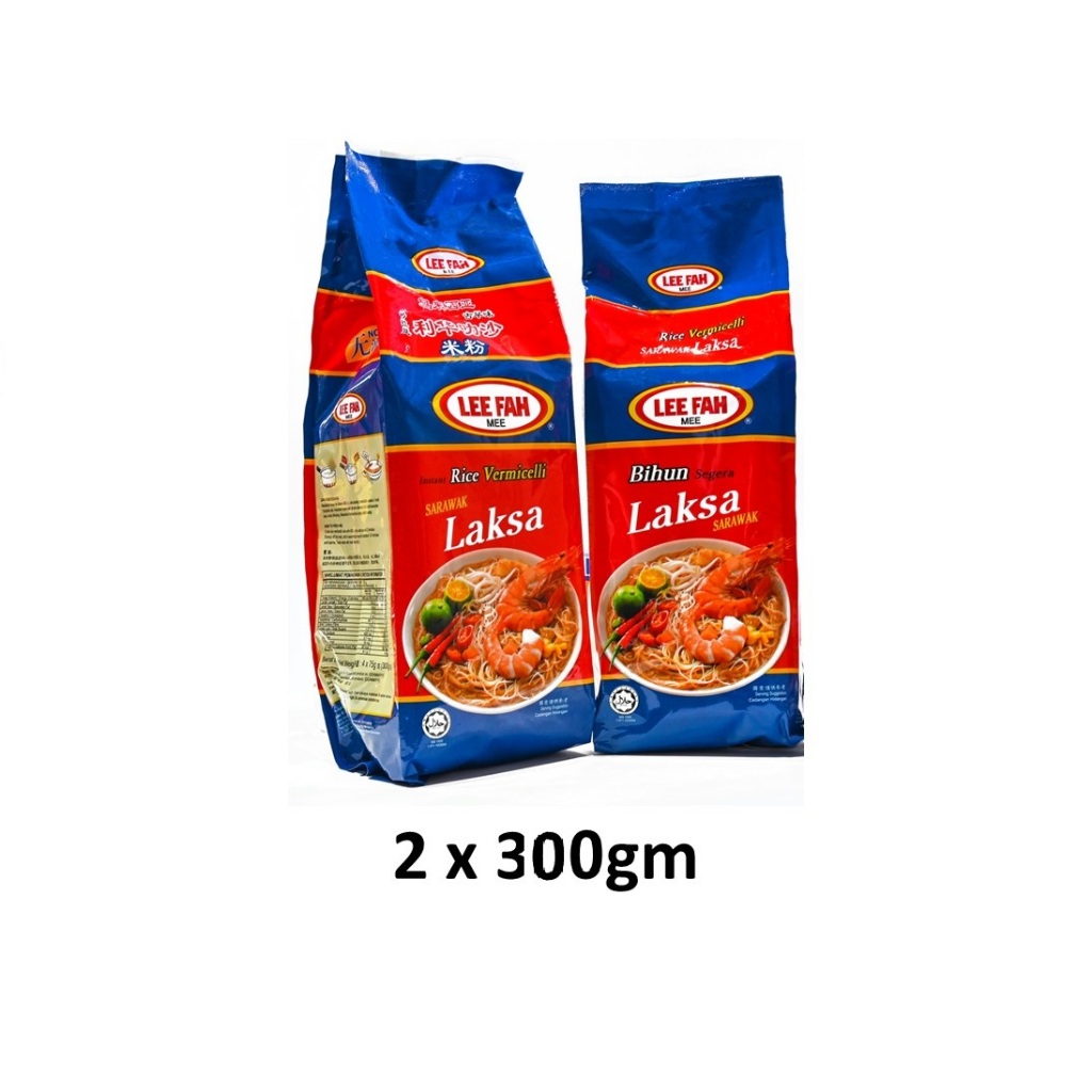 Lee Fah Mee Sarawak laksa Instant Rice Vermicelli 2x 300 gm | Shopee ...