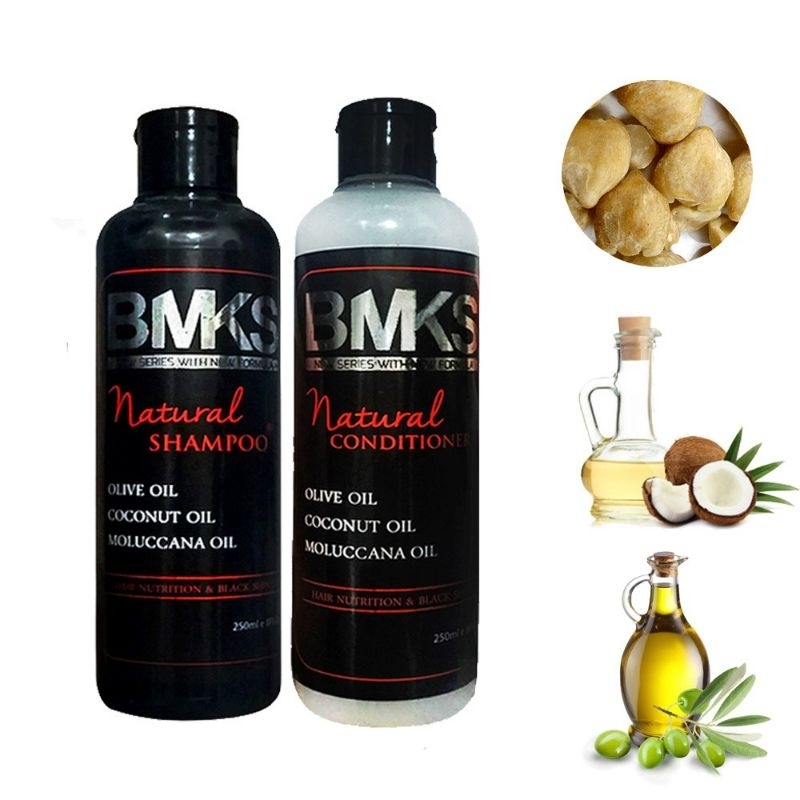 BMKS NEW SERIES WITH NEW FORMULA NATURAL CONDITIONER & NATURAL SHAMPOO ...