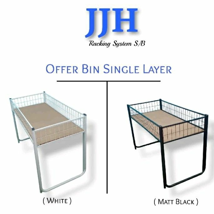Rak Single Layer / Offer Bin Double Layer / Rak Runcit / Rak Baju / Rak ...