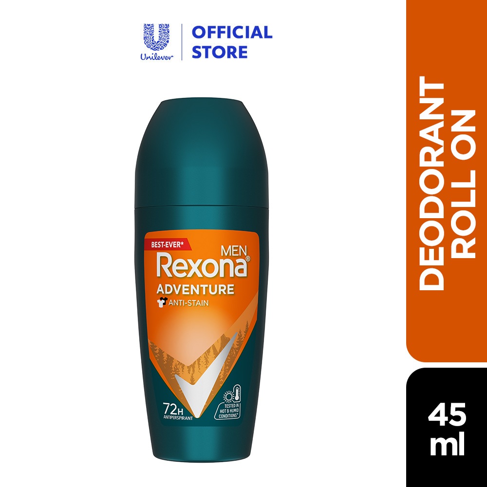 Rexona Men Deodorant Roll On - Adventure (45ml) | Shopee Malaysia
