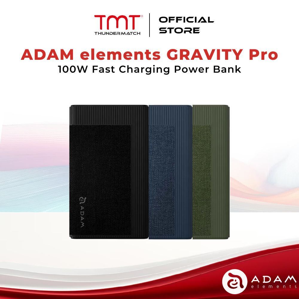 ADAM elements GRAVITY Pro 100W Fast Charging Power Bank | Shopee Malaysia