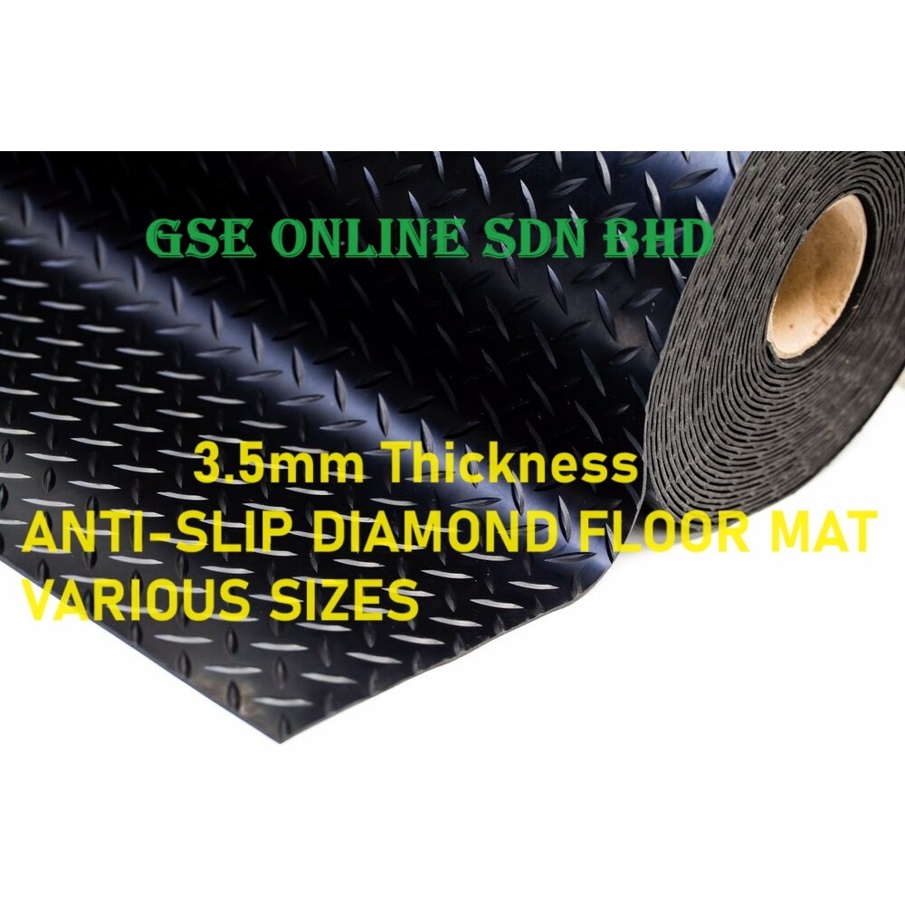 Rubber Mat, anti-slip, 3.5mm, Width 1,200mm, 2 types are available ...
