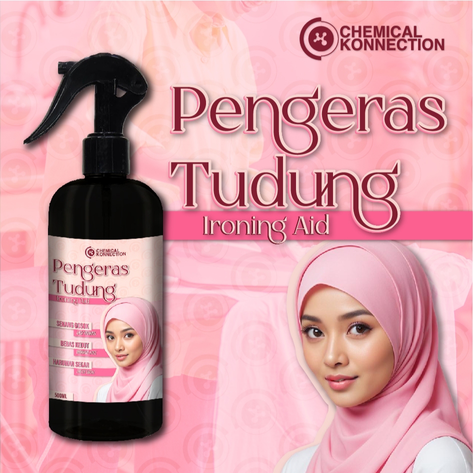 CHEMICALK 🔥 Pengeras Tudung 500ML | Starch Spray | Tudung Fabric Starch ...