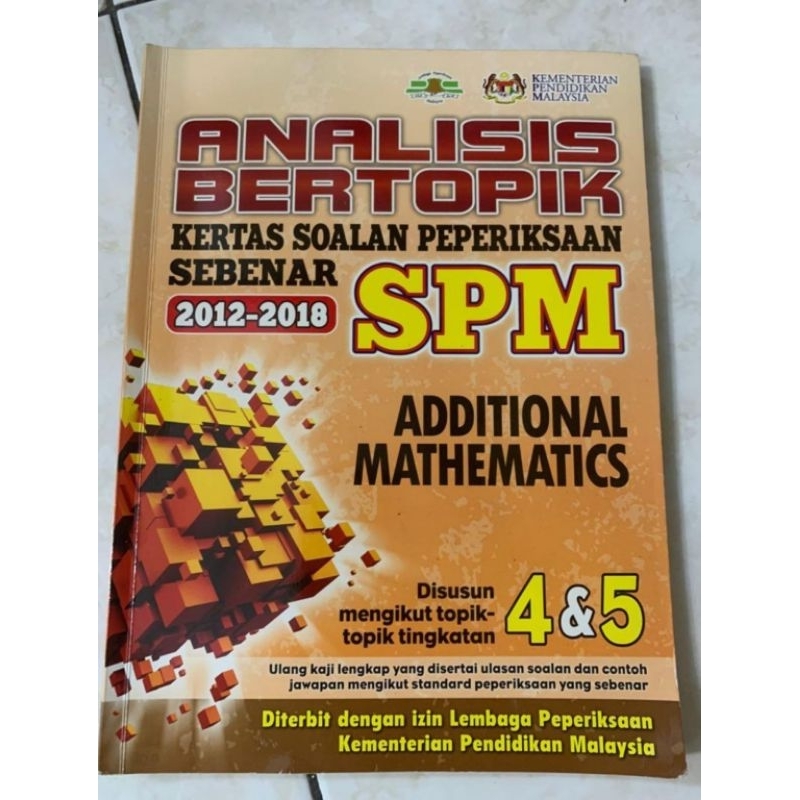 [READY STOCK] ANALISIS BERTOPIK KERTAS SOALAN PEPERIKSAAN SEBENAR SPM ...