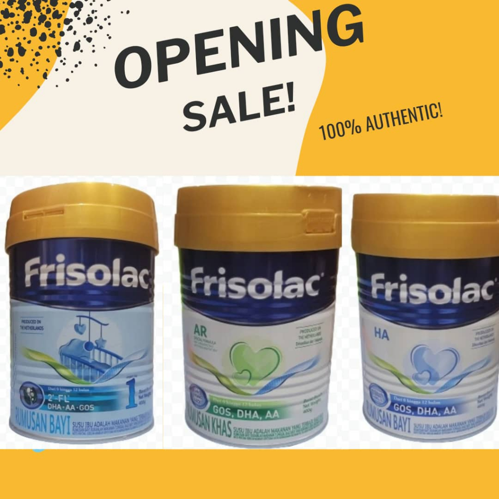 NEW STOCKS EXP 2026 FRISOLAC STEP 1/ FRISOLAC AR/ FRISOLAC HA 400g ...