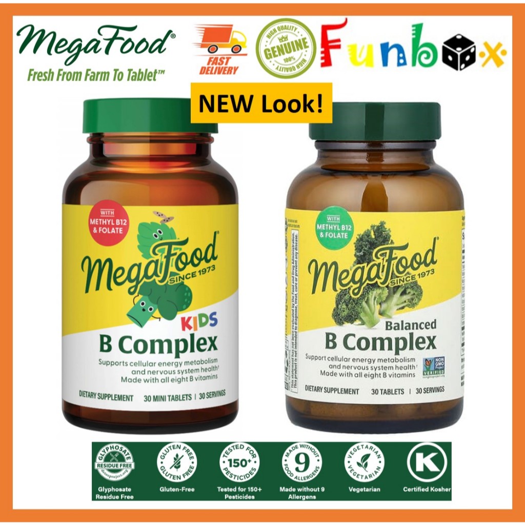 Ready Stock MegaFood Adult / Kids B Complex 30 Tablets | Shopee Malaysia