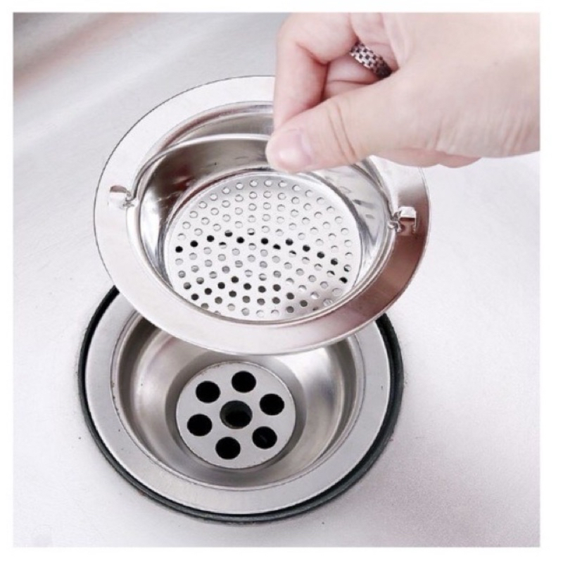 Tapis Sinki Basket Besar / KITCHEN STAINLESS STEEL SINK GARBAGE ...