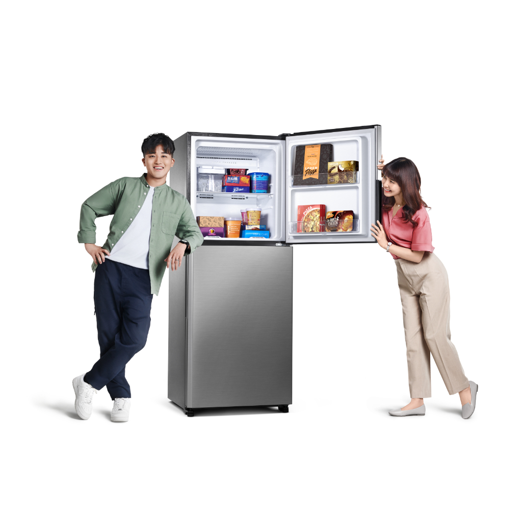 SHARP FOLIO SERIES 2 DOOR INVERTER FRIDGE SJ4122MSS SJ4422MSS SJ3822MSS ...