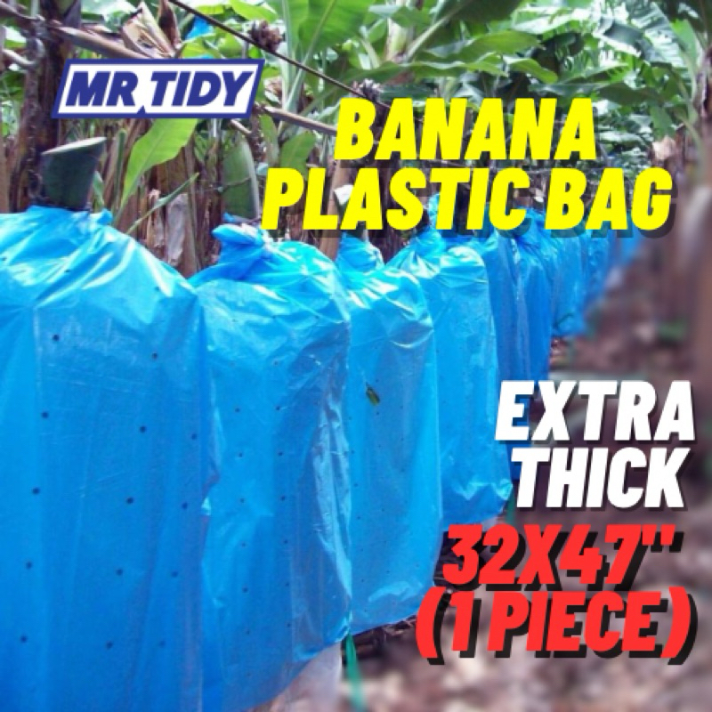 1 PIECE Banana Bag Plastic bag blue /Bungkus Pisang Plastik buah buahan ...