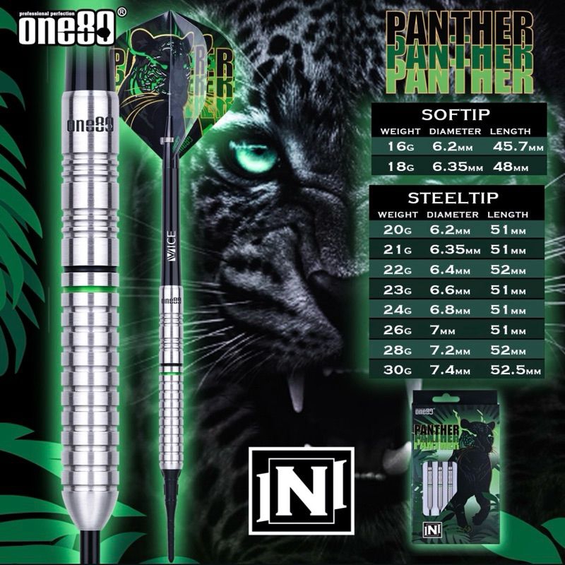 One80 Panther-N Darts - Steel Tip 21g-30g | Shopee Malaysia