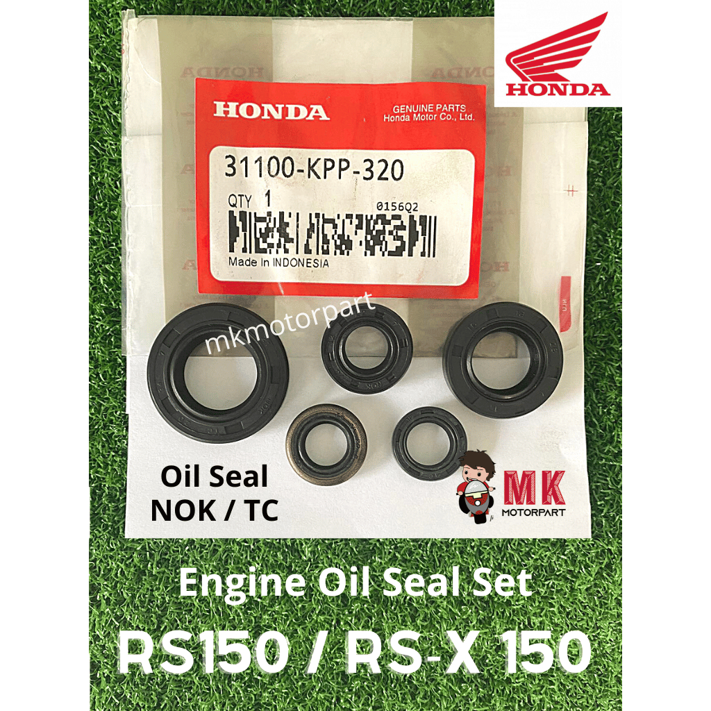 (NOK/TC) Honda RS150 / RS-X 150 Engine OIL SEAL SET [ KPP ] RSX150 ...