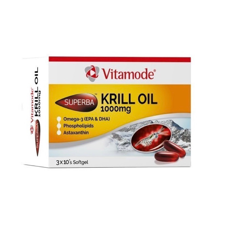 Vitamode Superba Krill Oil 1000mg 30’s Capsules | Shopee Malaysia