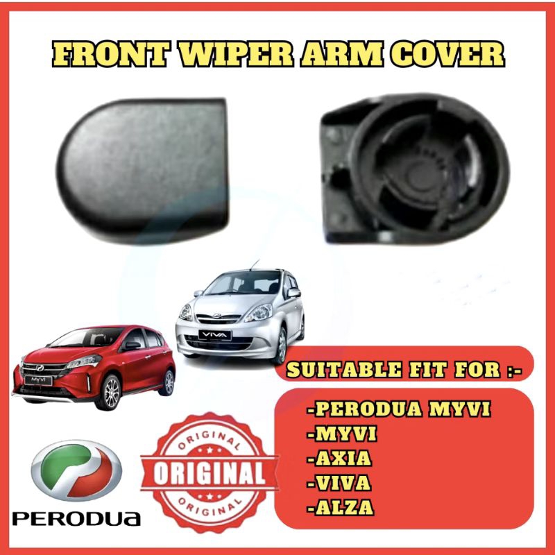 Original Perodua Front Wiper Arm Cap Cover Wiper Cap Myvi Axia Alza ...