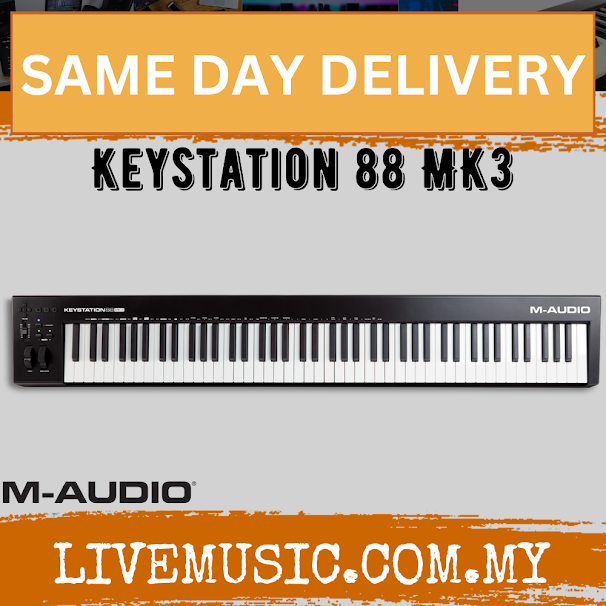 M-Audio Keystation 88 MK3 - 88-Key MIDI Keyboard Controller ...