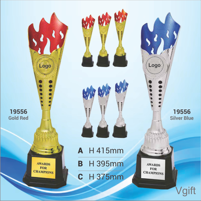 (KL Seller) TROPHY (19556) + LABEL + LOGO ( HADIAH SUKAN DAN HADIAH ...