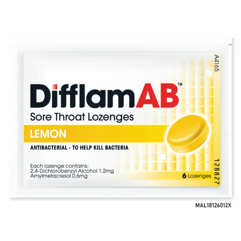 DIFFLAM AB LOZENGES (LEMON) 6'S | Shopee Malaysia